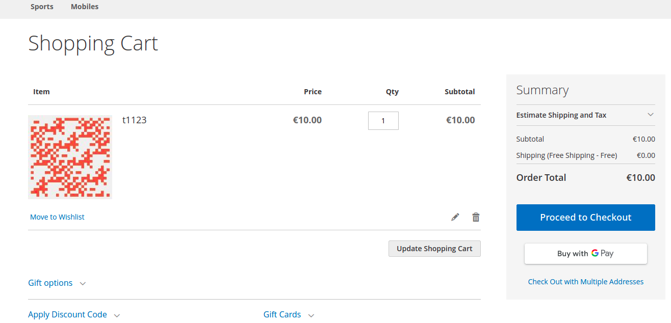 Google pay button missing from cart page in magento 2.4.4/2.4.5 · Issue #36473 · magento ...