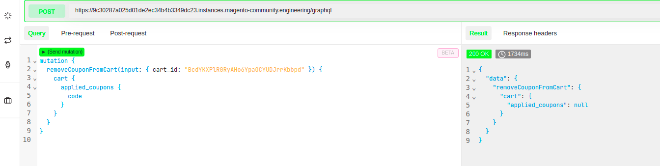 GraphQL: removeCouponFromCart mutation not resetting applied_rule_ids on quote item · Issue ...