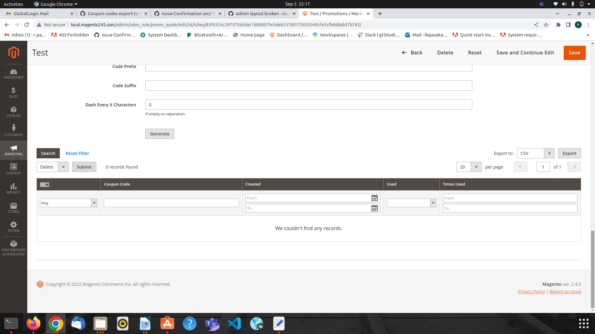 Coupon codes export to Excel XML not working as expected · Issue #36073 · magento/magento2 · GitHub