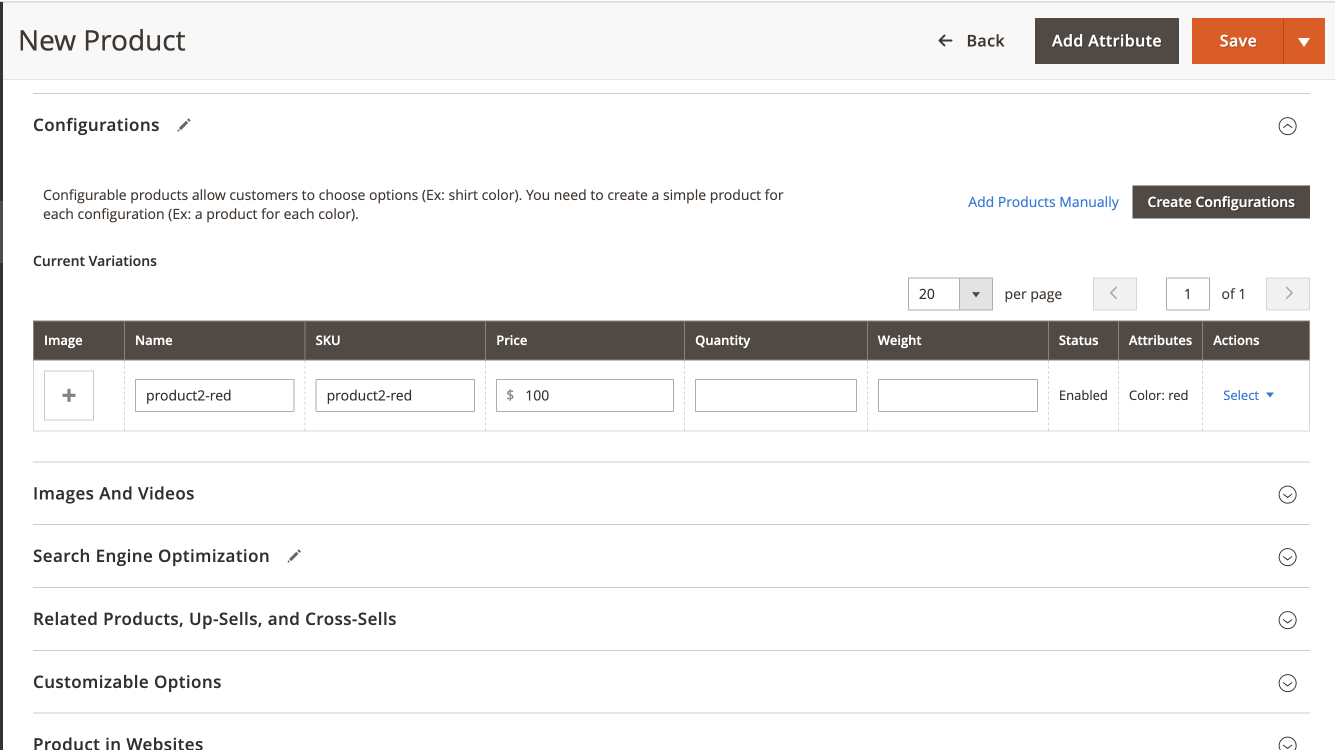 Unable to select products to associate with a configurable product · Issue #36014 · magento ...