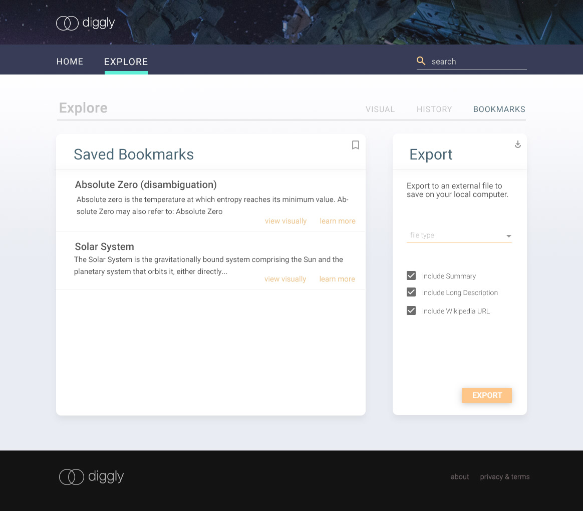GitHub - brh55/Diggly-Front-End: Front-End Web Application for Diggly ...