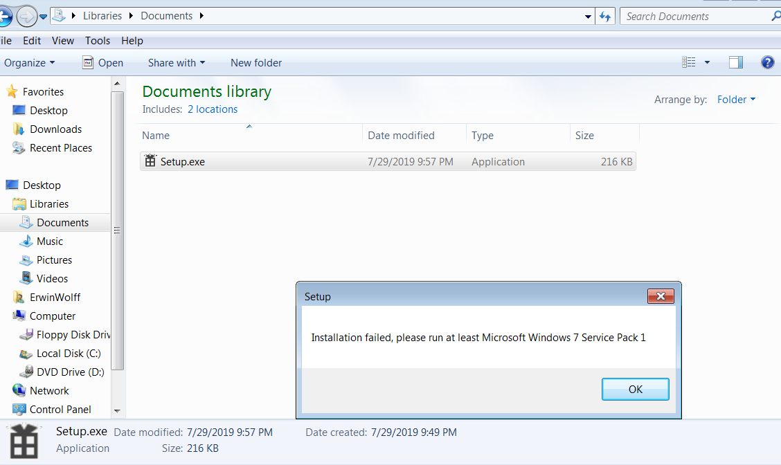 Windows 7 support dropped? · Issue #1512 · Squirrel/Squirrel.Windows ...