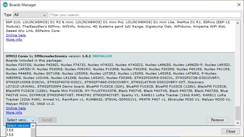 Can T Update To 1 7 0 · Issue 601 · Stm32duino Arduino Core Stm32 · Github