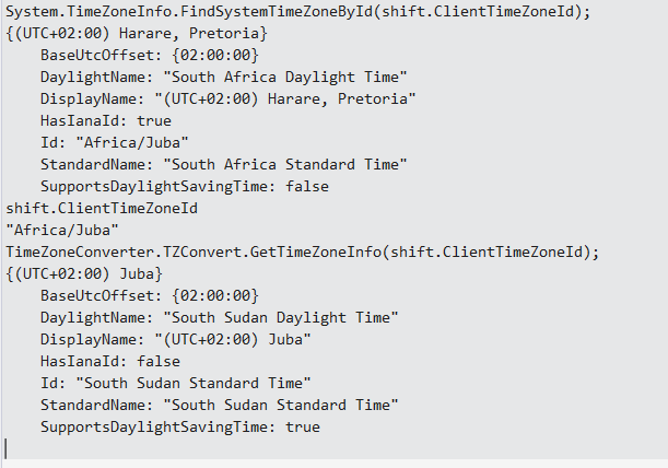 Africa/Juba time zone Bug · Issue #142 · mattjohnsonpint/TimeZoneConverter · GitHub