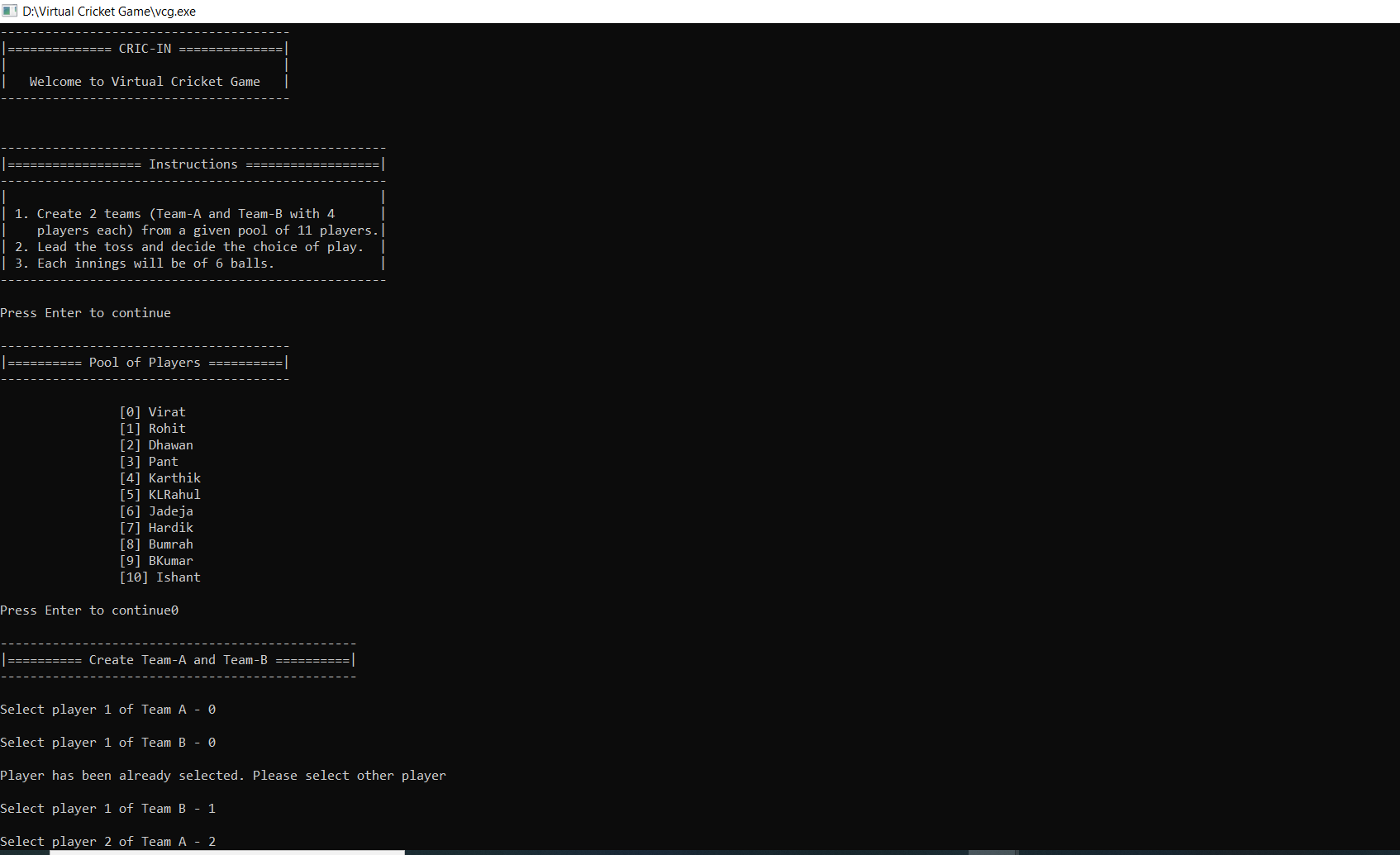 GitHub - starac9/Virtual-Cricket-Game: A virtual cricket game built ...