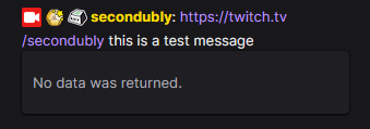 Twitch link embeds do not seem to work if there is text after the URL ...