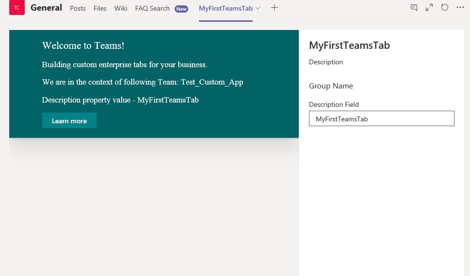 When I deploy SPFX Webpart to specific Teams as Teams Tab , Property Pane is always opening it ...