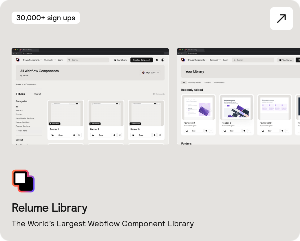 GitHub - relumetech/powerups: Scripts to powerup Relume Library Webflow components