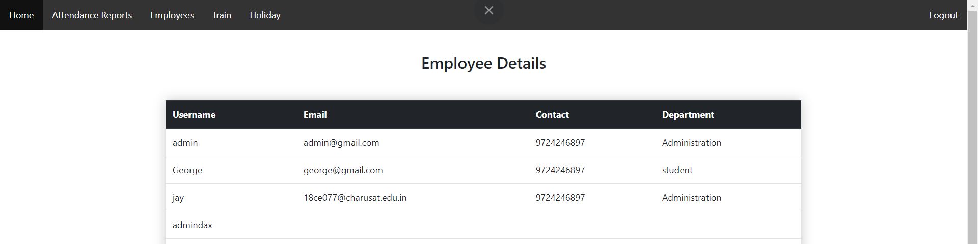 GitHub - pateljay7/Face-Attendance-Management-System-