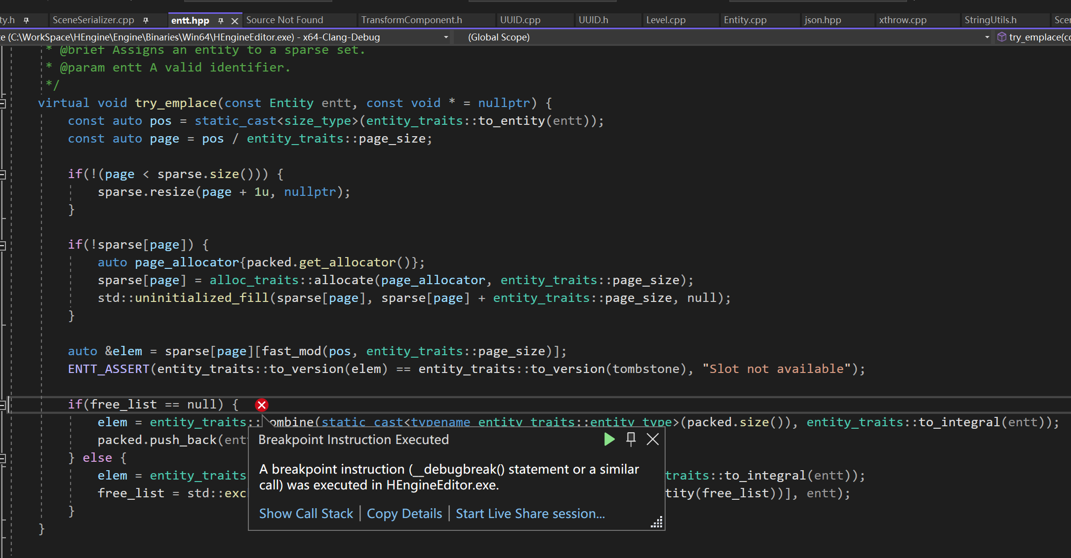 How can I add a component instance directly to the entity? · Issue #973 · skypjack/entt · GitHub
