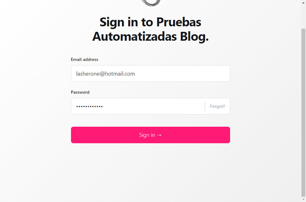 Gestion Usuarios - Inicio de sesion - Formulario SignIn · Issue #5 · drvillota/GHOST-TSDC · GitHub