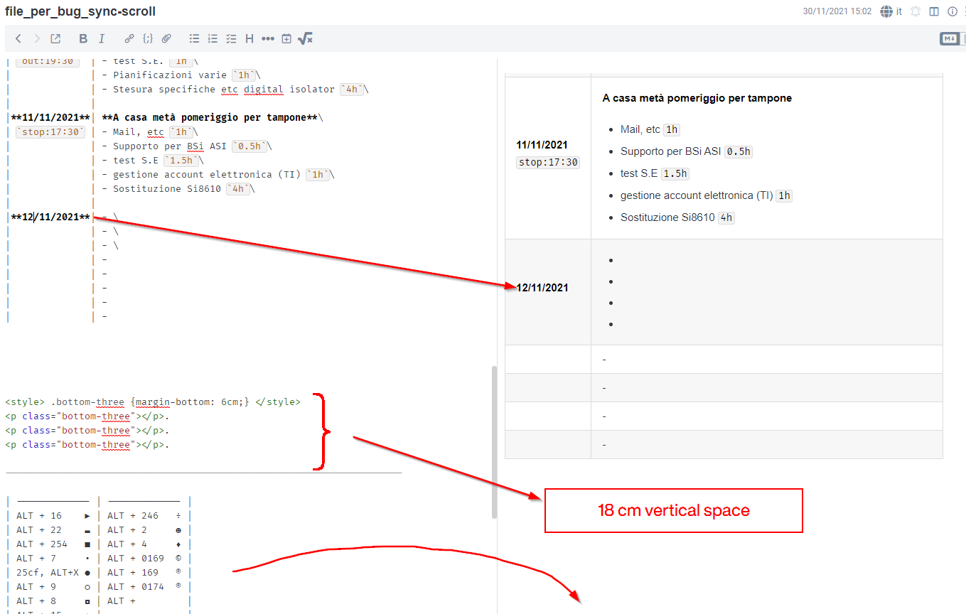 New Sync-Scroll out-of-sync case. · Issue #5808 · laurent22/joplin · GitHub