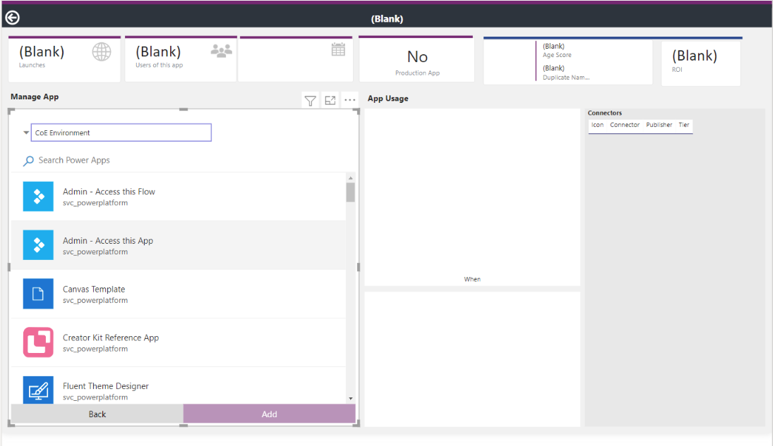 [CoE Starter Kit - BUG] Unable to embed Admin - Access this App inside Power BI dashboard ...
