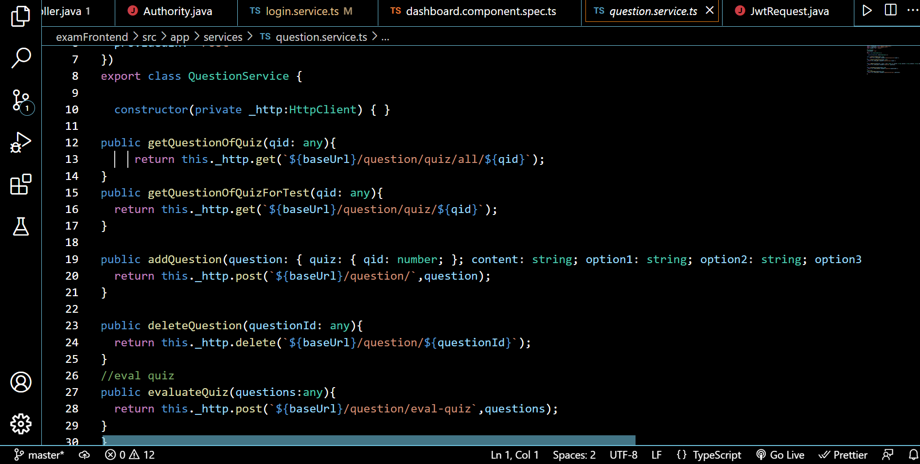 GitHub - Mamun978/ExamPortal: Spring Boot + Angular