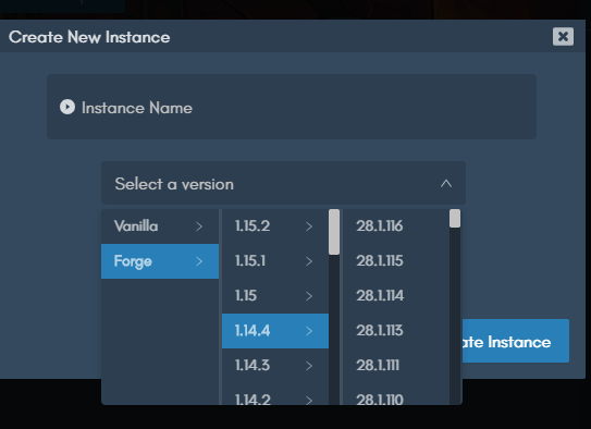 'Install Forge > Select a Version' is not sorted numerically for an existing Instance · Issue ...