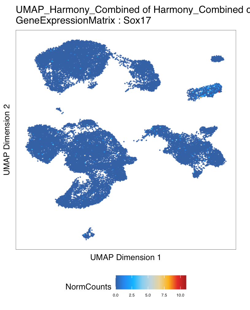 Issue with plotEmbedding with GeneExpressionMatrix · Issue #1452 · GreenleafLab/ArchR · GitHub