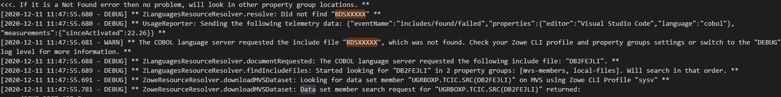 z Open Editor has stopped downloading copybooks. · Issue #105 · IBM ...