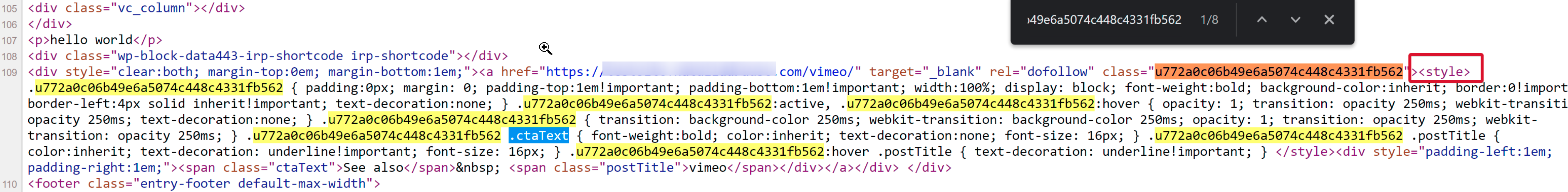 RUCSS - Inline Related Posts widget breaks due to dynamic inline selector · Issue #5041 · wp ...