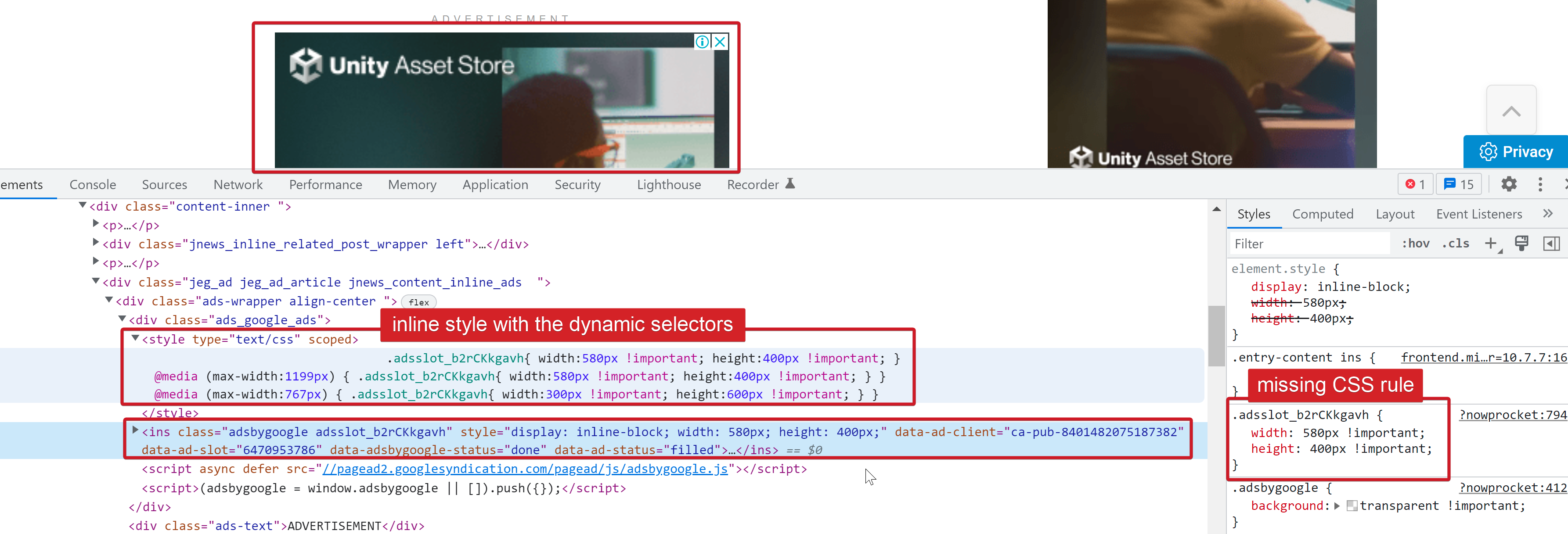 RUCSS to preserve inline CSS for the Advanced Ads plugin · Issue #5263 · wp-media/wp-rocket · GitHub