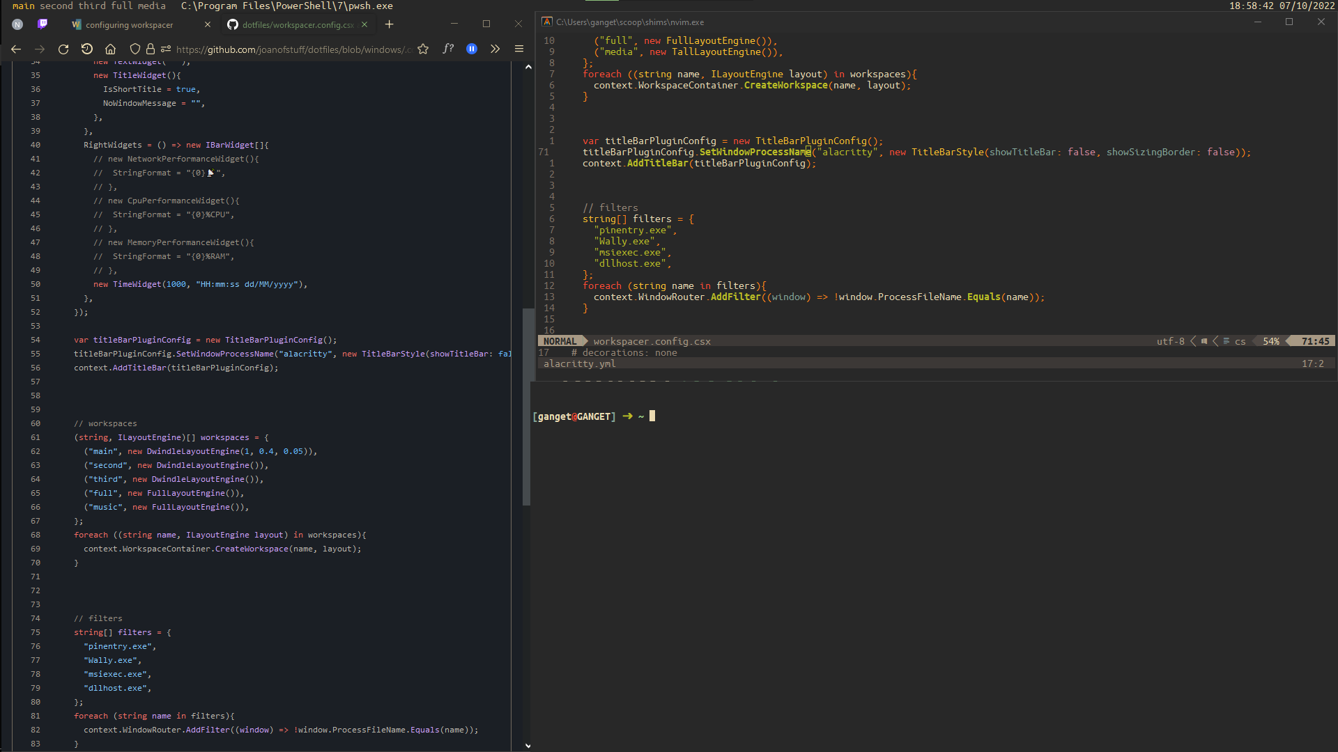 Windows with titlebar removed with TitleBar plugin break the layout ...