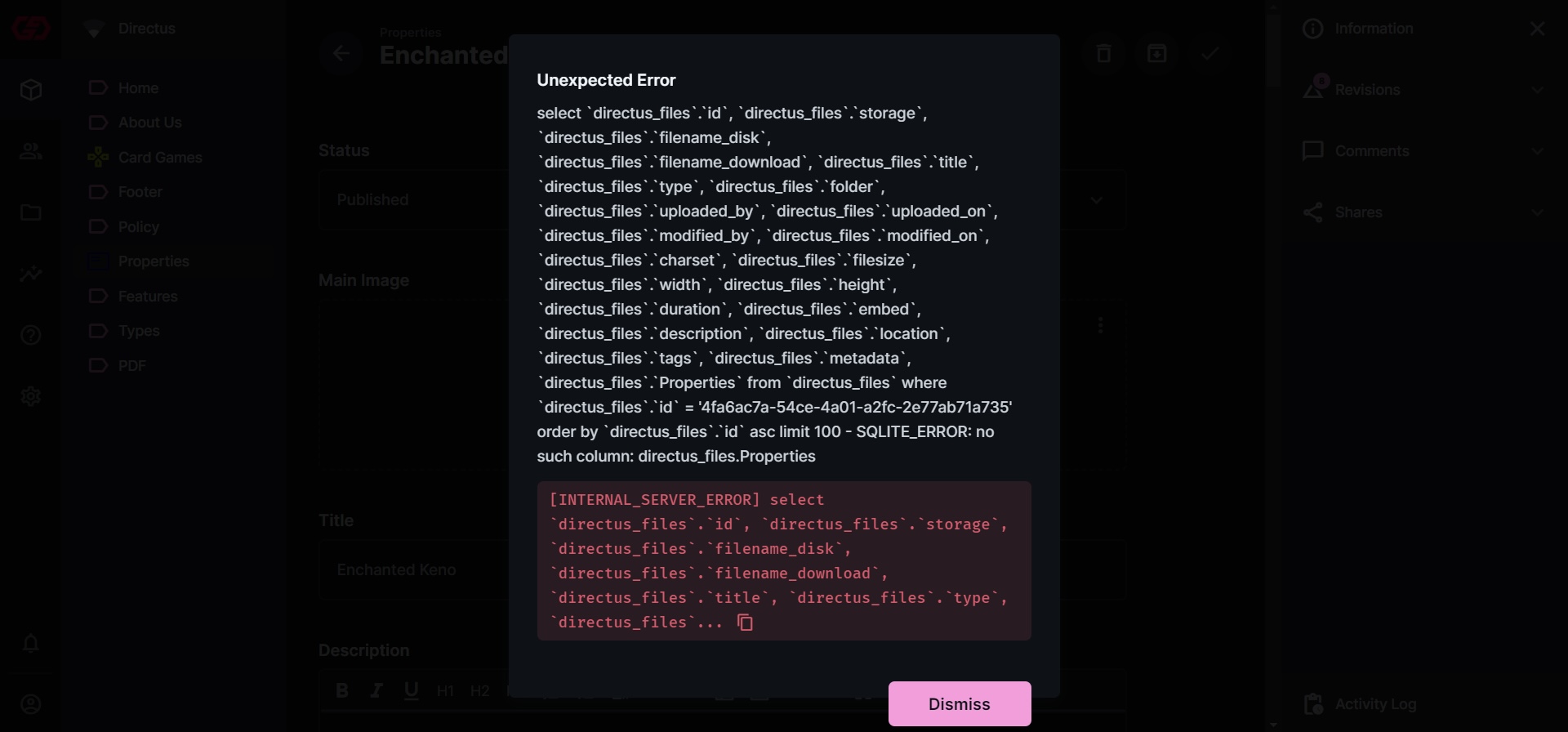 Server problem with upload images and files · Issue #12245 · directus/directus · GitHub