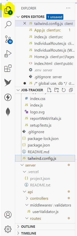 Though i see every file as saved.But i see my VS code still shows as one unsaved file. · Issue ...