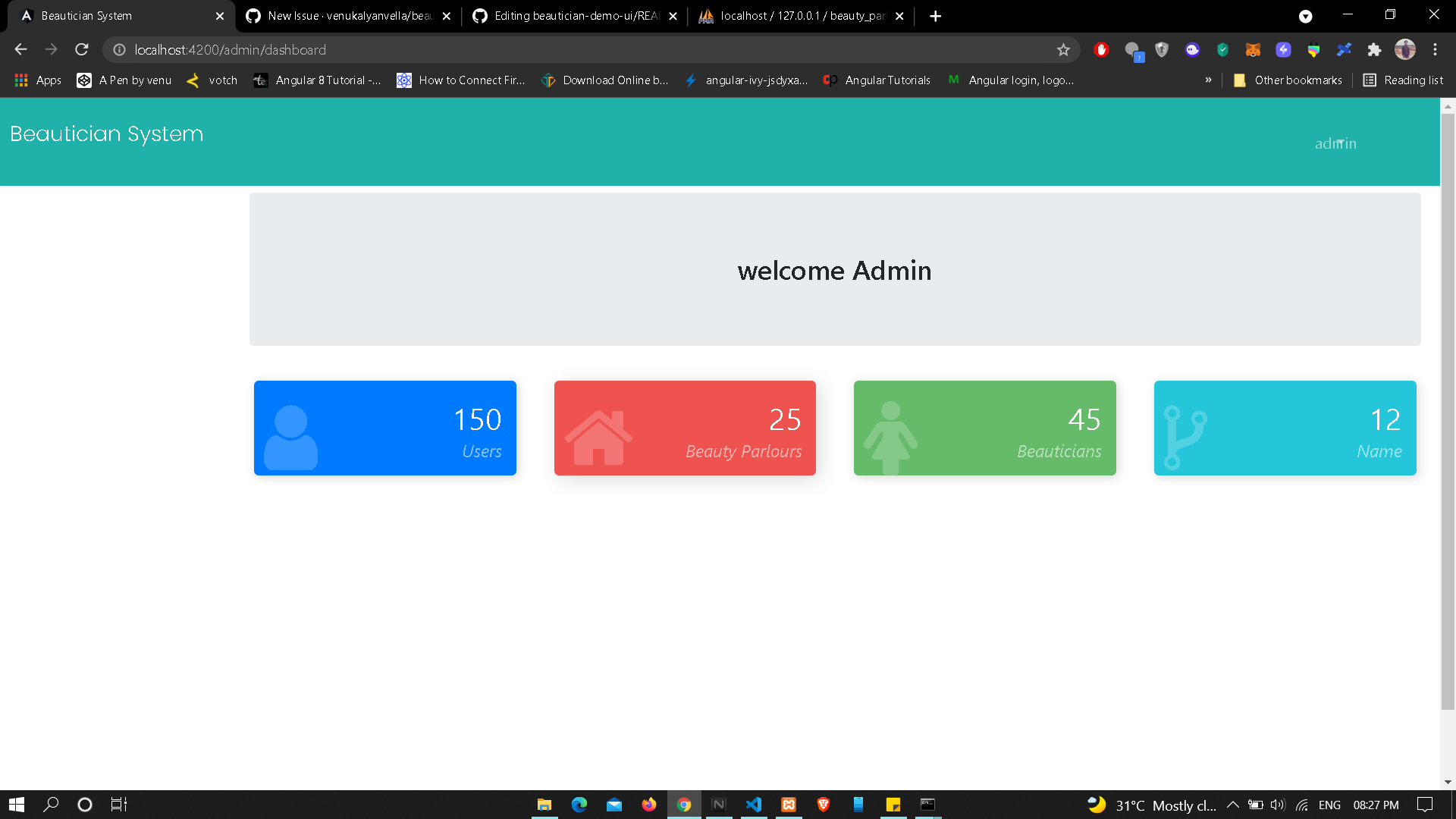 GitHub - venukalyanvella/beautician-demo-ui