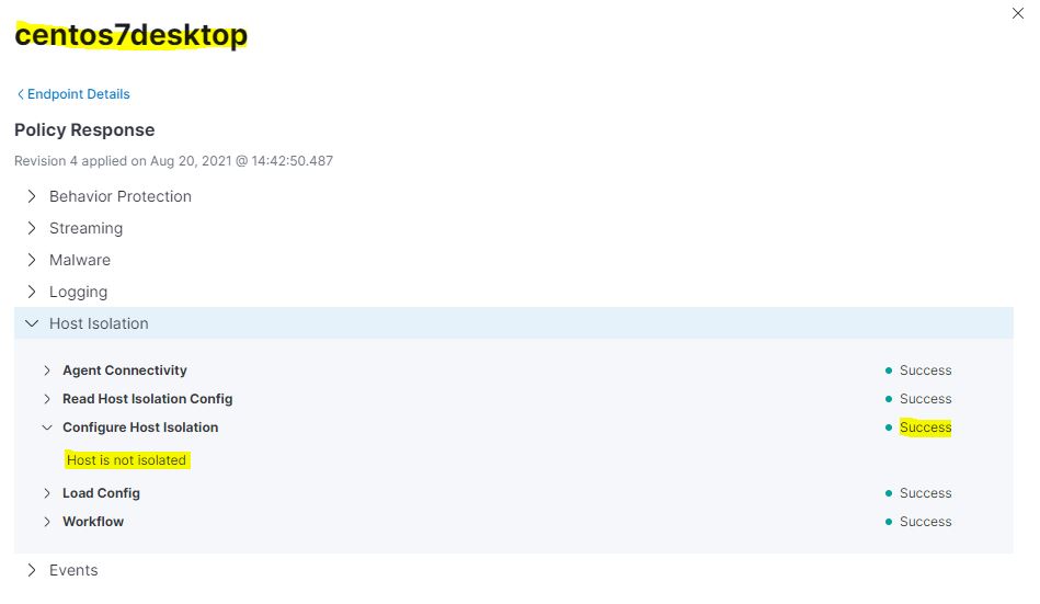 [Security Solution] [Enhancement] Host Isolation should show unsupported for the endpoints not ...