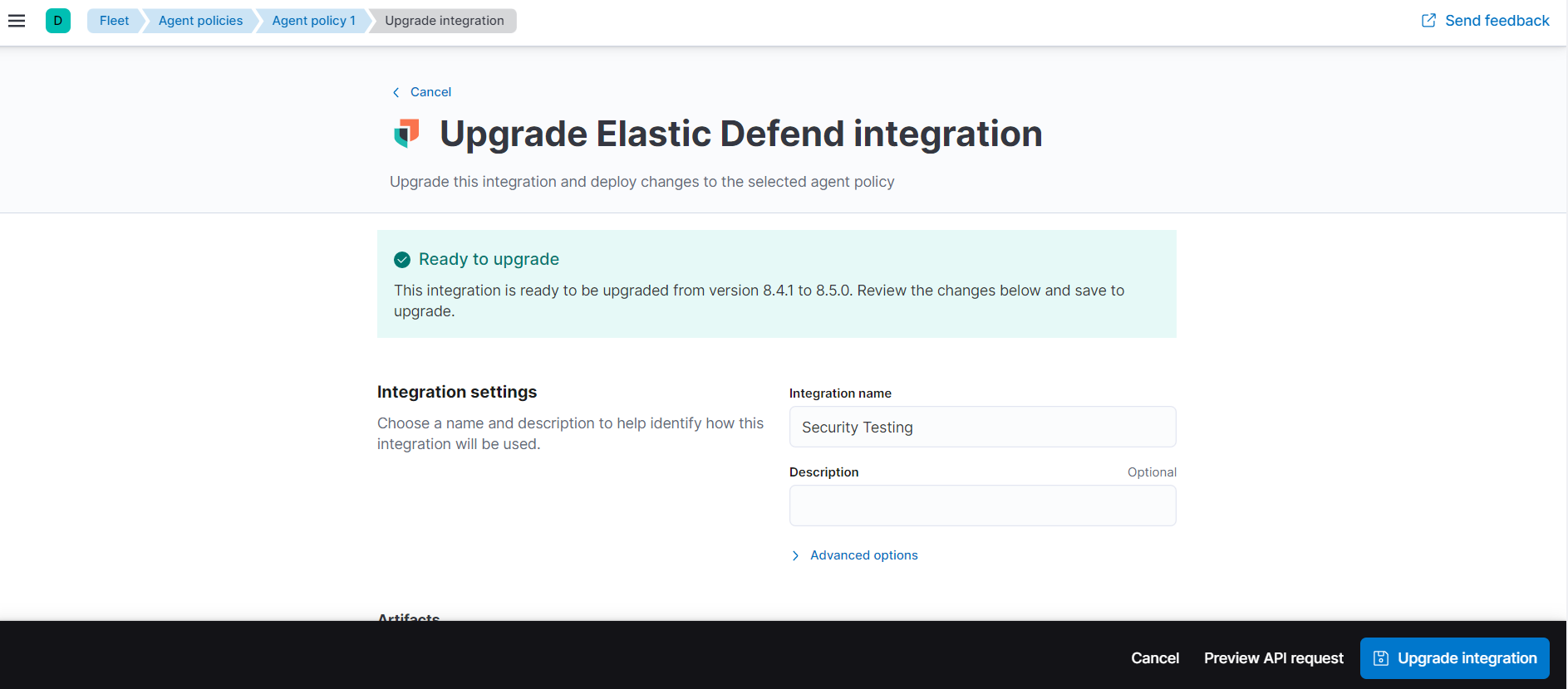 [Security Solution] Elastic defend integration not renamed correctly · Issue #141619 · elastic ...