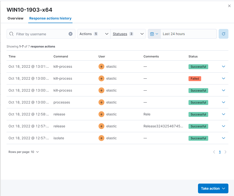 [BUG] The placeholder text is updated under the Endpoints flyout for Response action · Issue ...