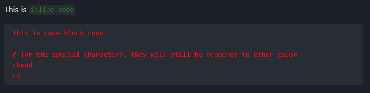 Change font color of only inline code · Issue #109 · colineckert ...