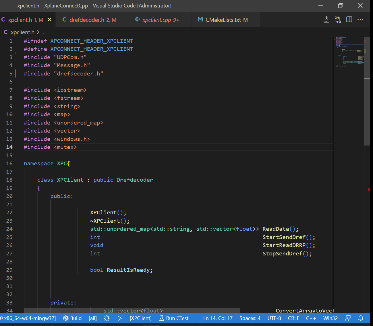 Order of the include would affect the result of intellisense. · Issue ...