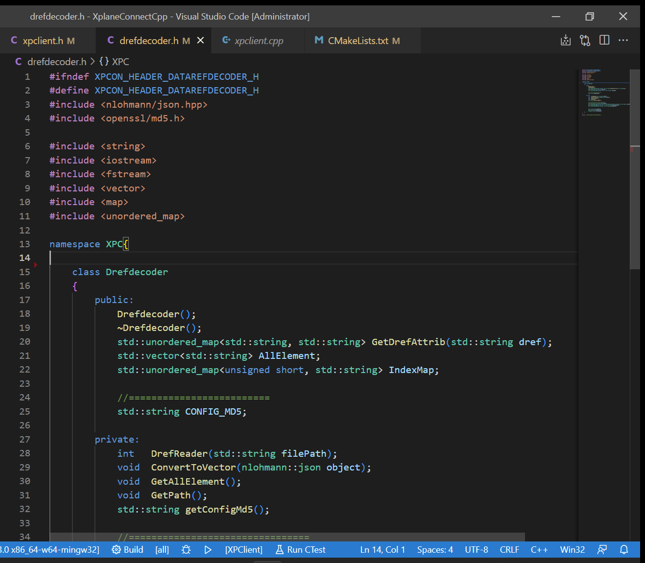 Order of the include would affect the result of intellisense. · Issue ...