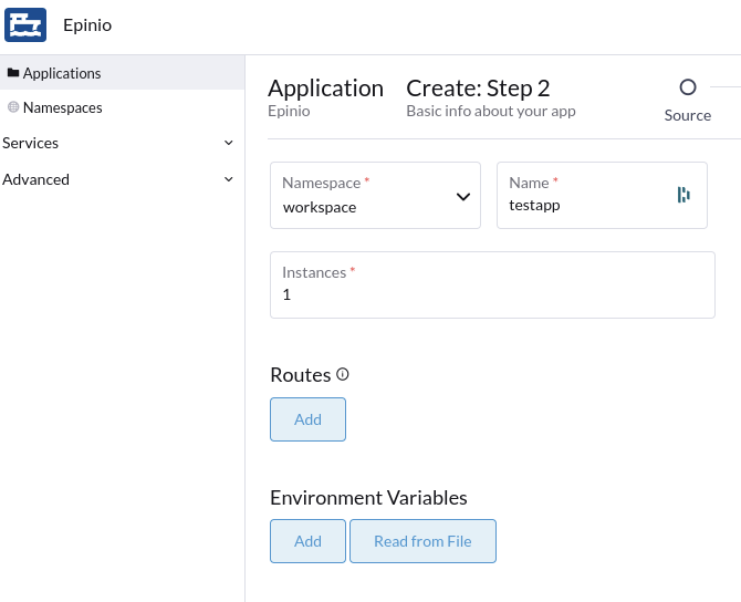 [UI] - Failed to deploy app when a namespace already exists · Issue #136 · epinio/ui · GitHub