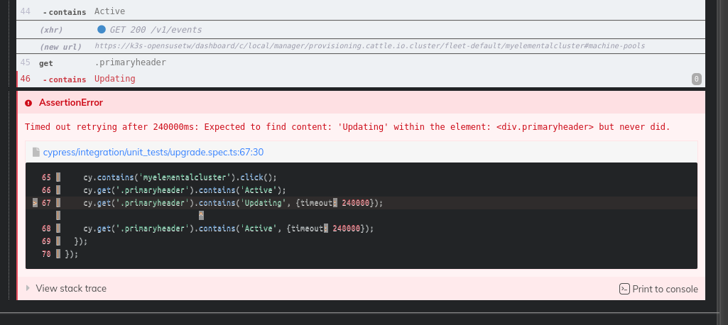 Investigate Why Ui Tests Are Flaky · Issue 383 · Rancher Elemental