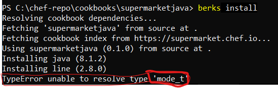 Debasis Pal: Java install using Chef Supermarket - berks install encounters error... · Issue ...