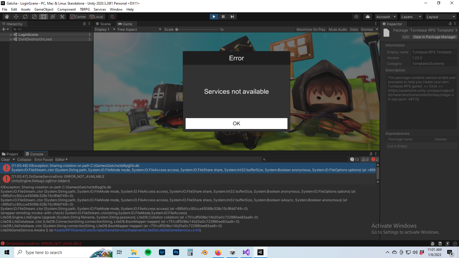 Errors on fresh install · Issue #231 · suriyun-production/turnbase-rpg-docs · GitHub