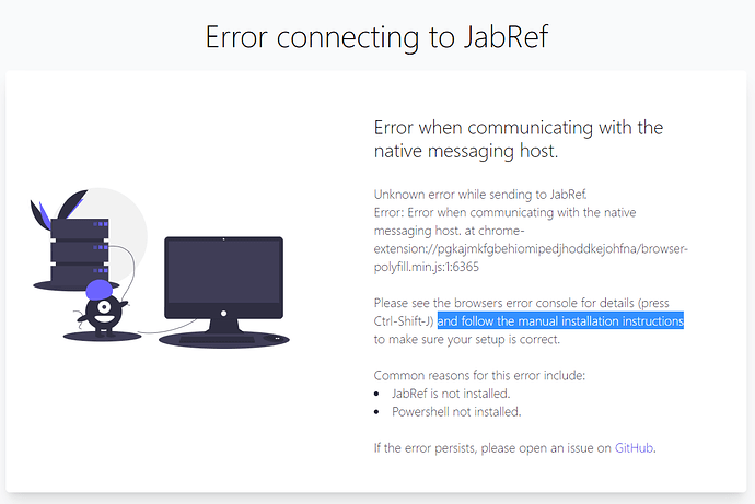 Trouble with Edge plugin · Issue #444 · JabRef/JabRef-Browser-Extension · GitHub