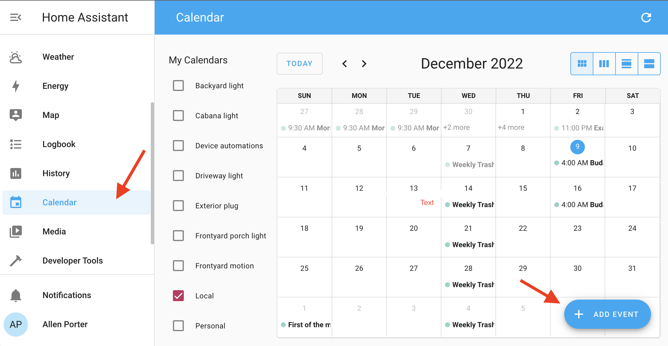 How to add event in the Calendar ? · Issue #25221 · home-assistant/home ...