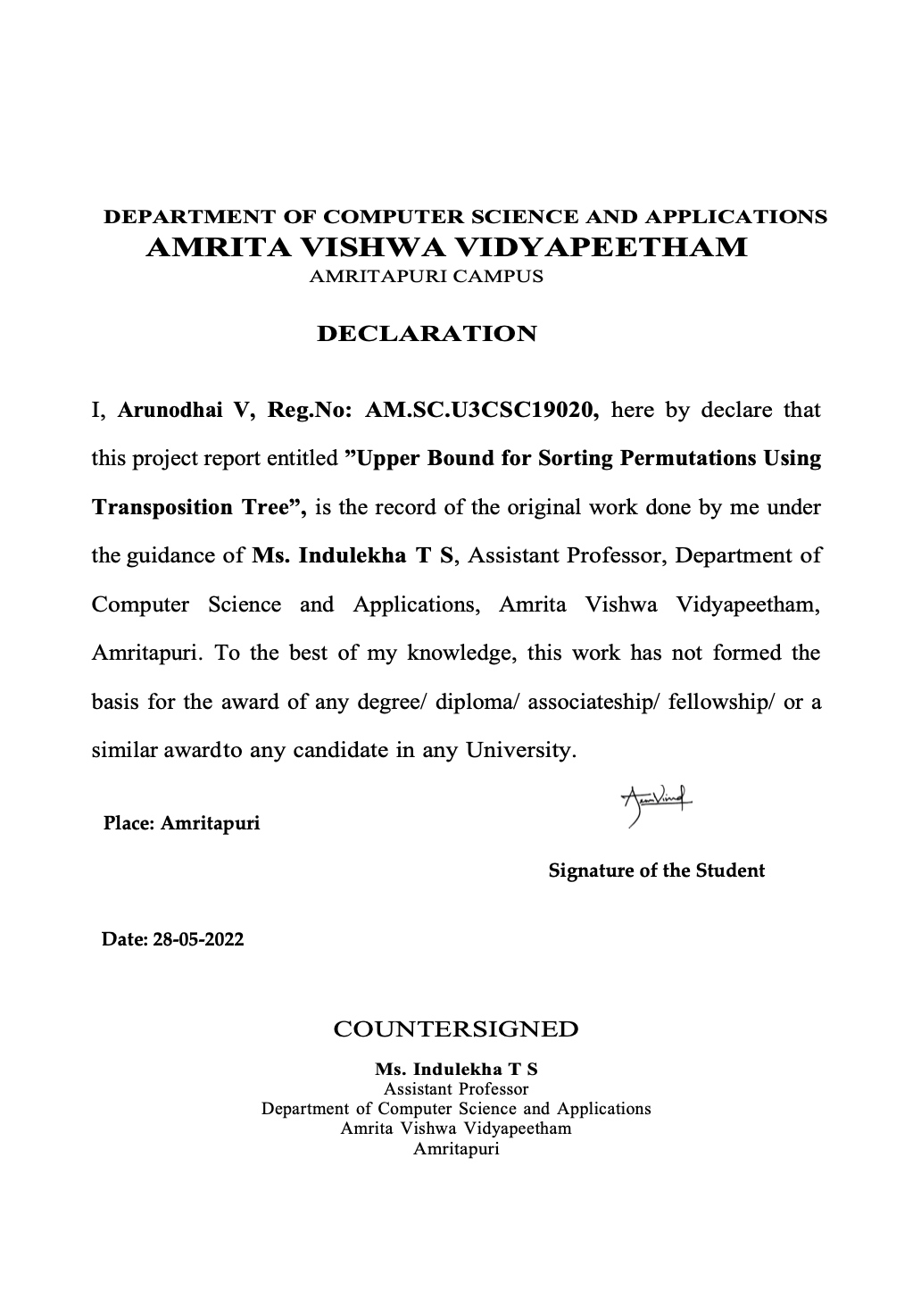 Github Arunodhai Upper Bound For Sorting Permutations Usingtransposition Tree Algorithms To