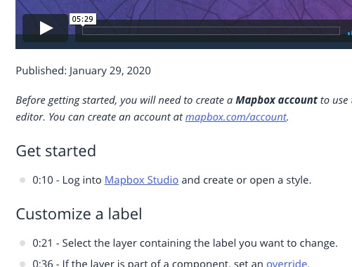 Enable timecode links to change playhead in embedded video player ...