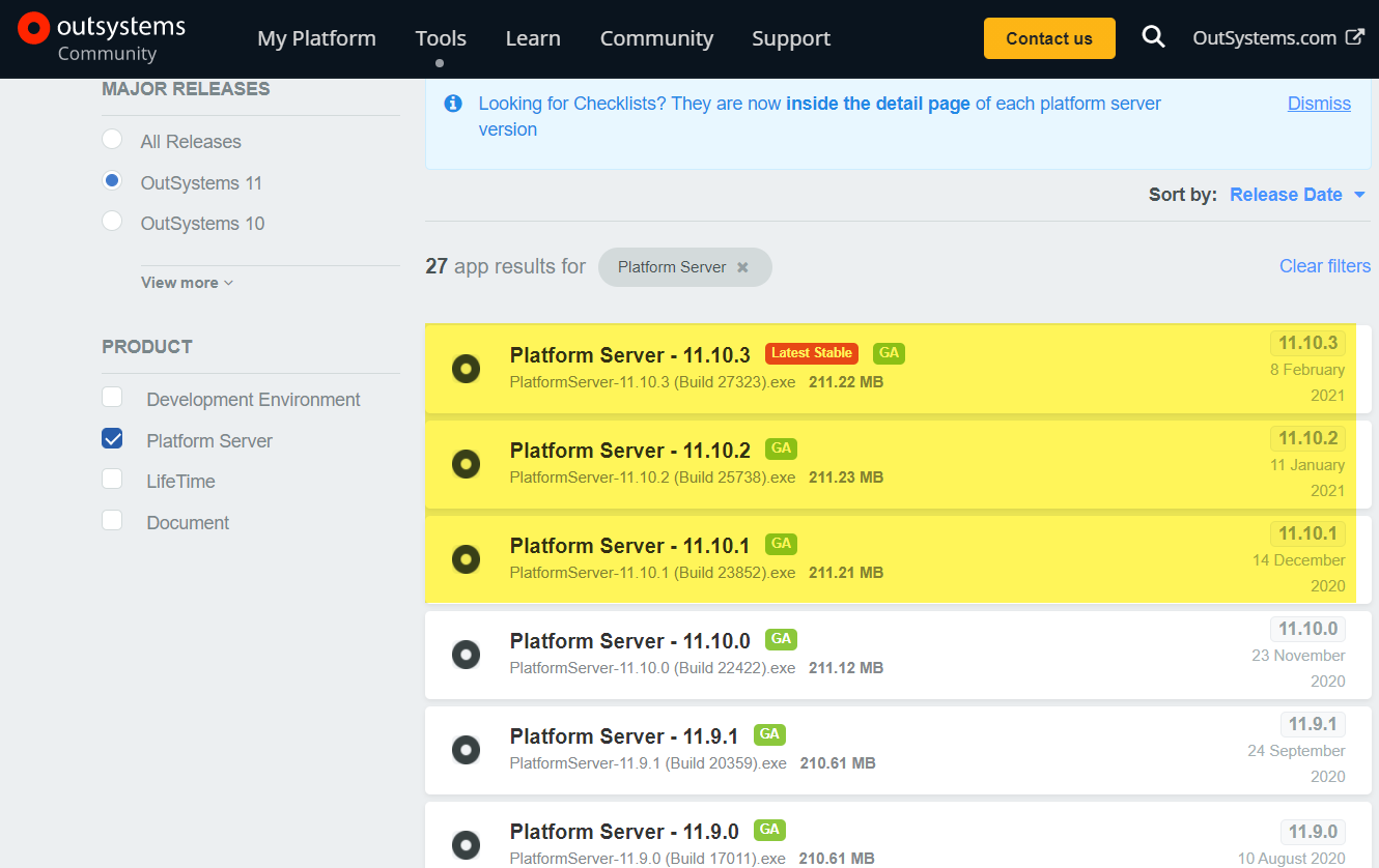 Question about Get-OSRepoAvailableVersions · Issue #91 · OutSystems/OutSystems.SetupTools · GitHub
