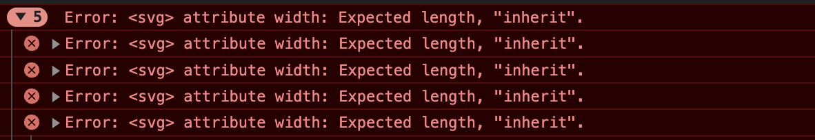 Bug Error Attribute Width Expected Length Inherit · Issue 23815 · Storybookjs