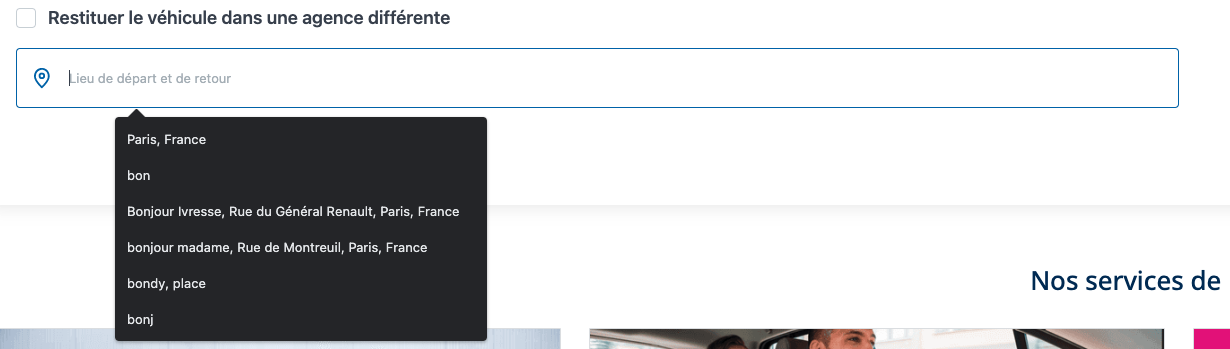 Chrome Browser Is Allowed To Automatically Suggest Search Params For The Autocomplete · Issue