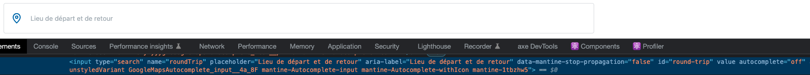 Chrome browser is allowed to automatically suggest search params for the Autocomplete · Issue ...