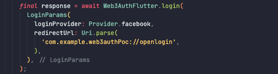 Invalid Redirect URI - Provider.facebook · Issue #27 · Web3Auth/web3auth-flutter-sdk · GitHub