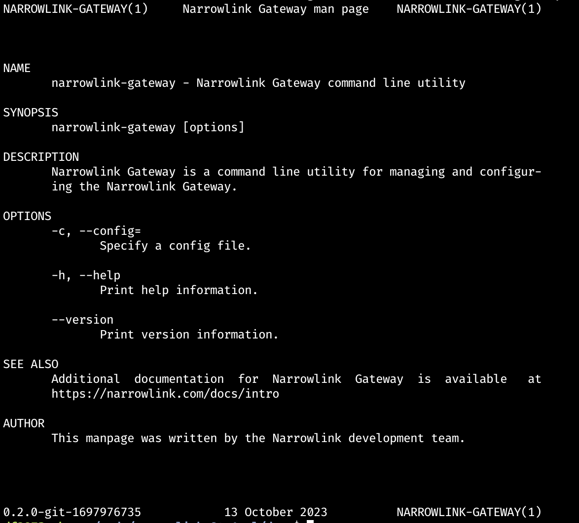 Add man files · Issue #71 · narrowlink/narrowlink · GitHub