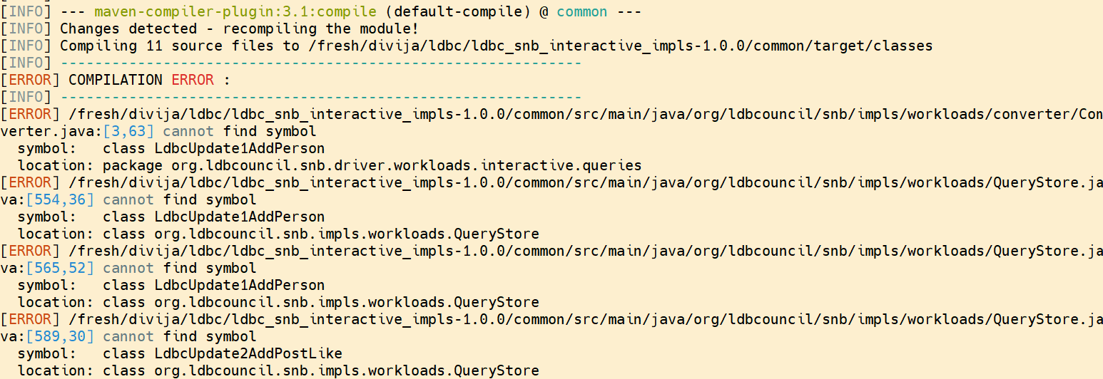 Error Could Not Find Or Load Main Class Orgldbcouncilsnbdriverclient · Issue 308 · Ldbc 7713