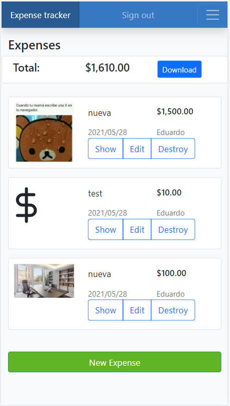 GitHub - EroAuditore/expenses_tracker