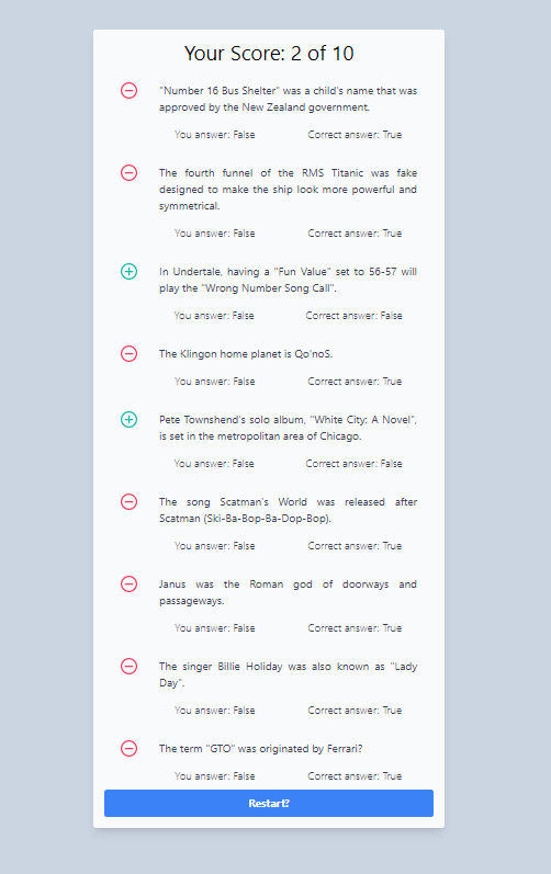 GitHub - EroAuditore/react-quiz